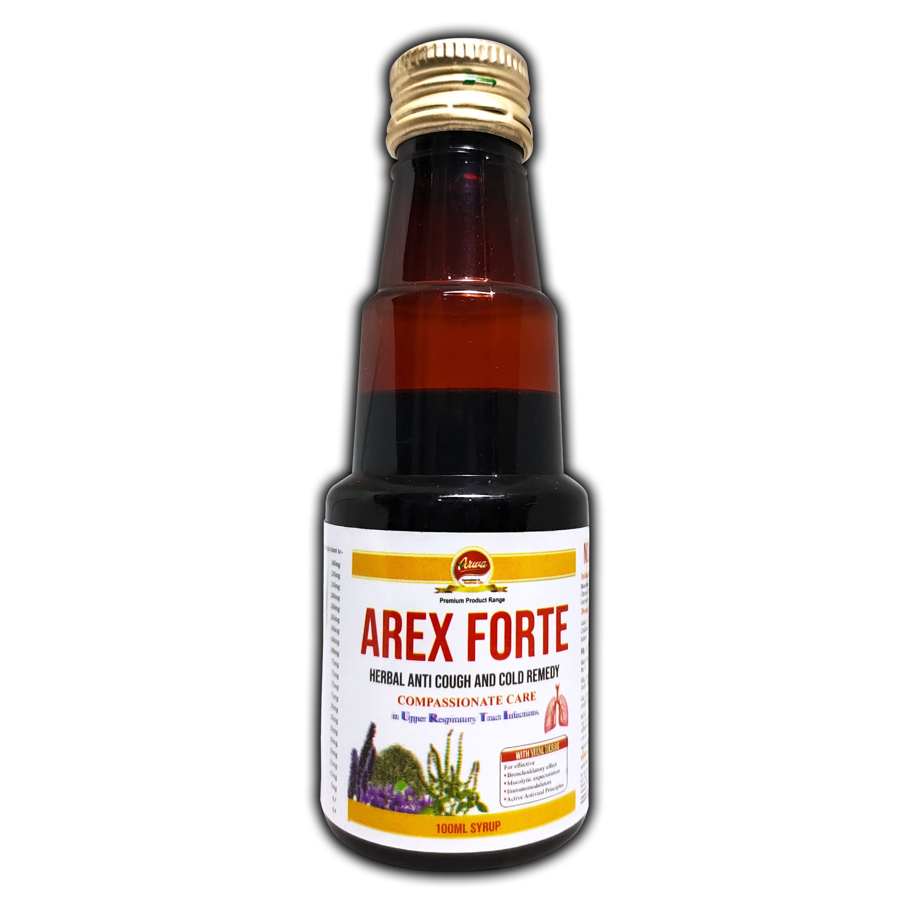 Arex Forte - Cough Expectorant Syrup – Arwa Pharmaceutical