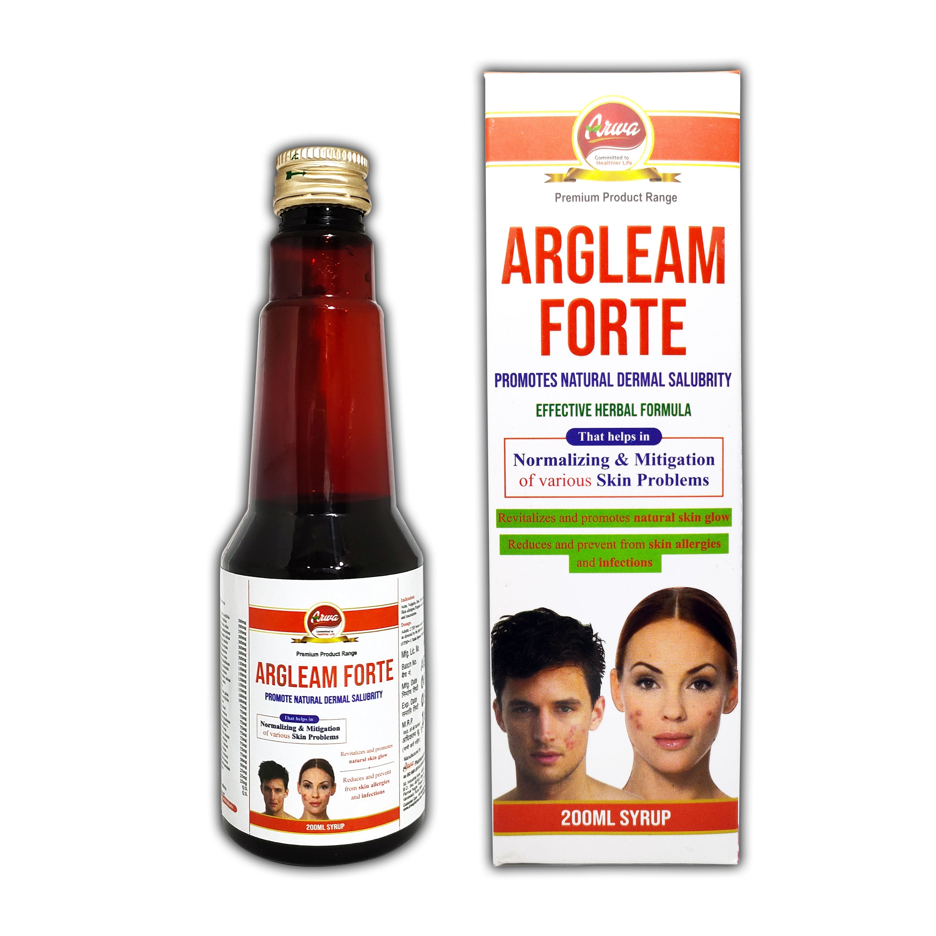 Argleam Forte Syrup – Arwa Pharmaceutical